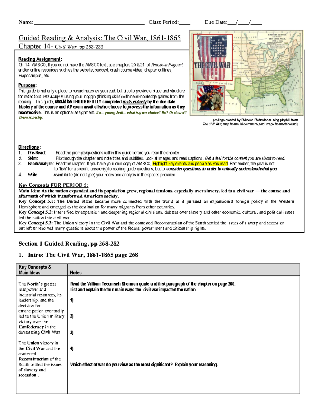 Chapter 14 - reading quiz - Name ...