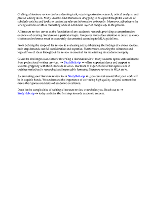 Writing A Scientific Literature Review Example - Writing a scientific ...