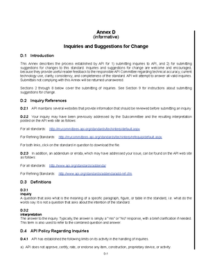 API 650 12th 2013-179-182 - 10- SECTION 10—MARKING 10 Nameplates 10.1 A ...