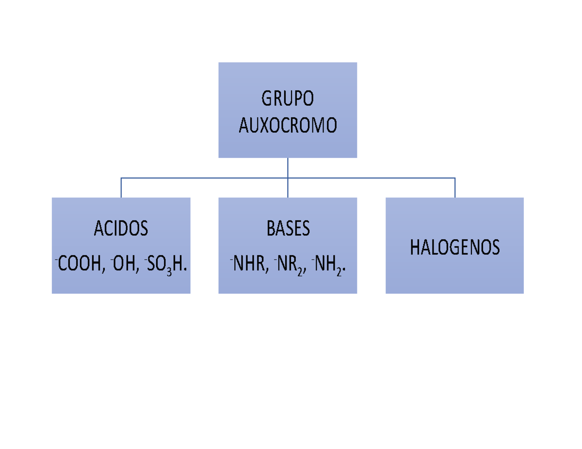 Actividad UV-VIS - GRUPO AUXOCROMO ACIDOS - COOH, - OH, - SO 3 H. BASES ...