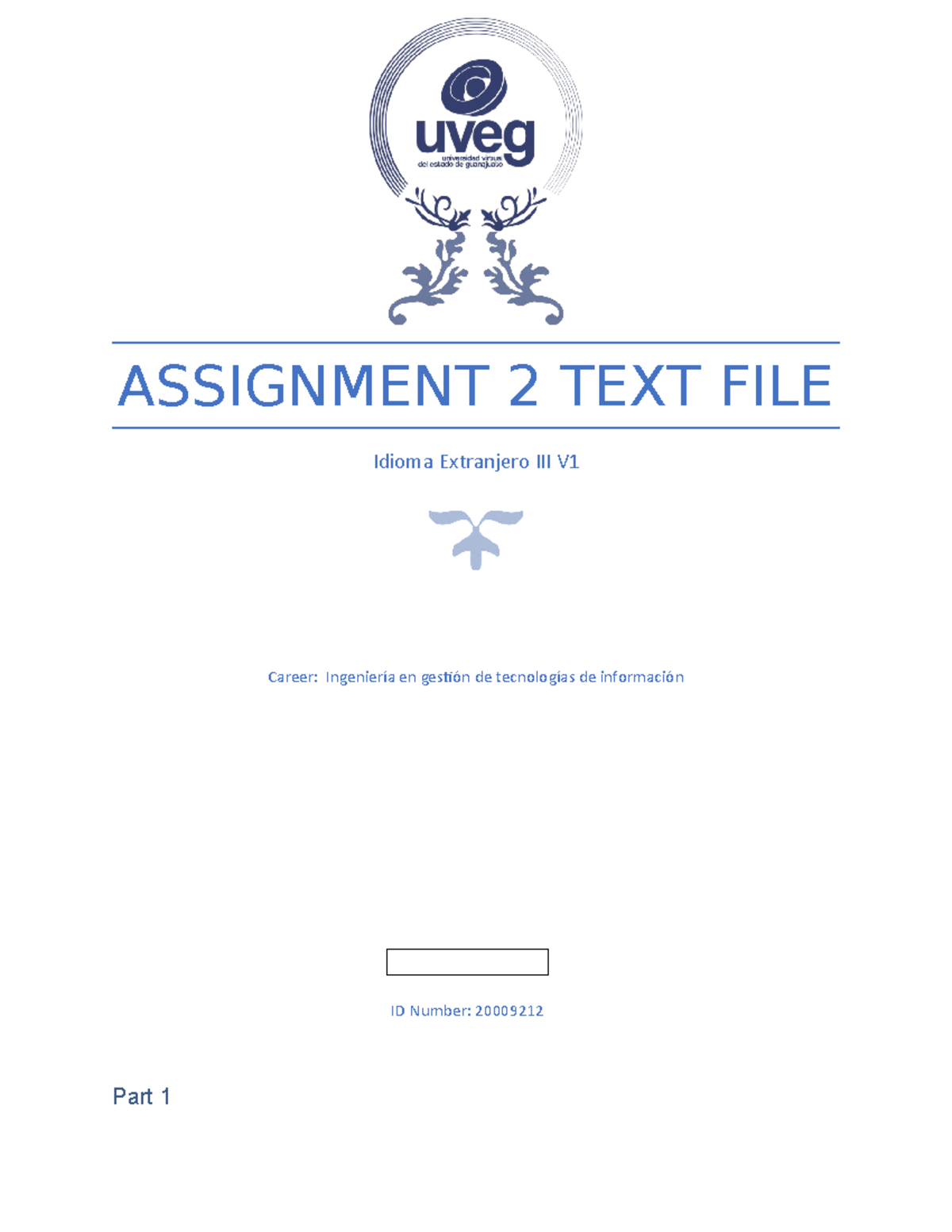 Assignment 2 Sentences and description of your work - ASSIGNMENT 2 TEXT ...