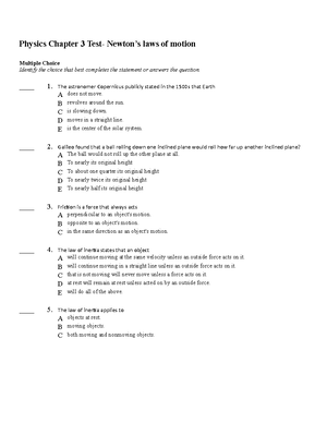Tutorial 5 Solutions - Forces on inclined planes - PHYS 101 - Tutorial Worksheet 5 Figure 1: A ...