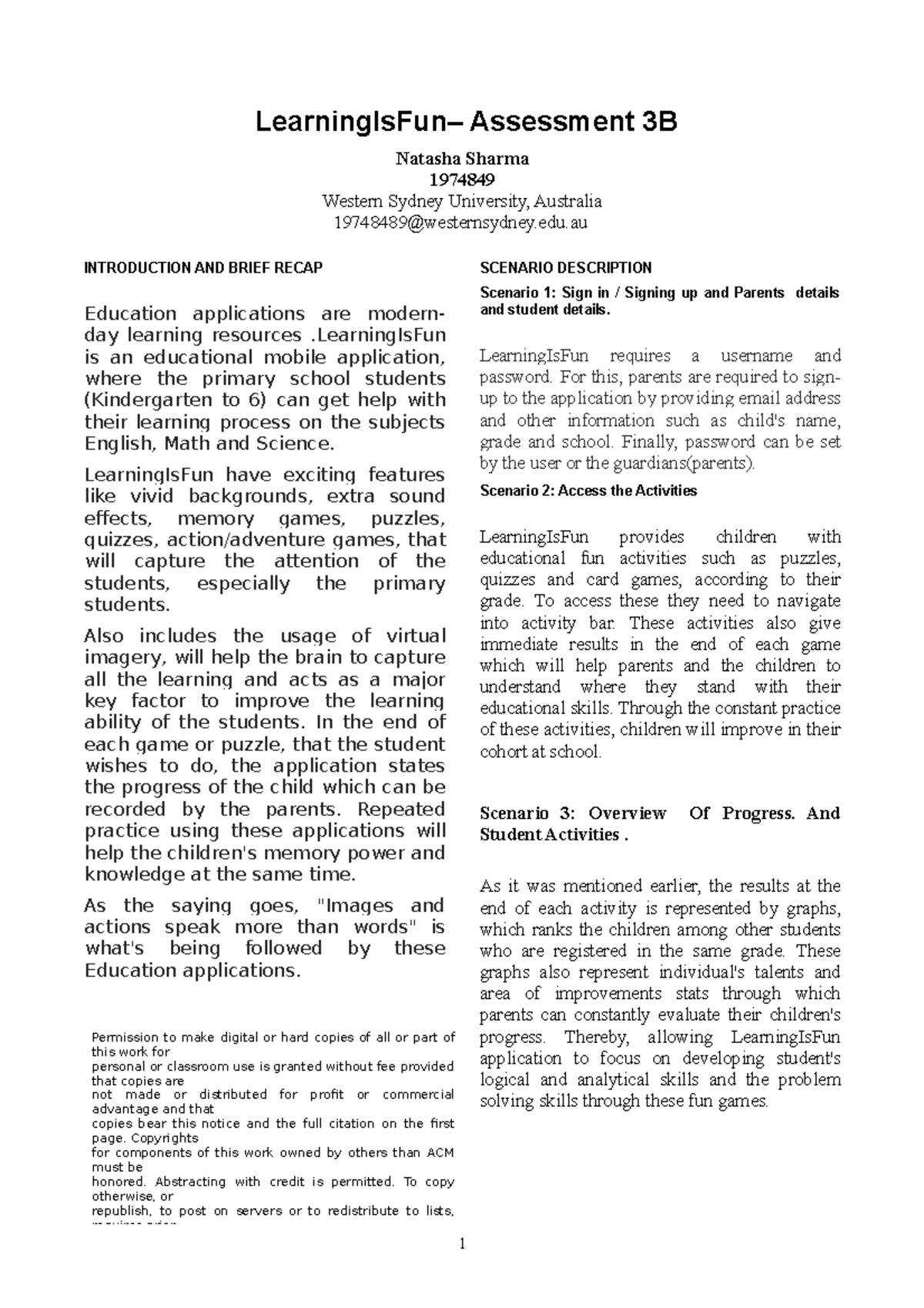 Sigchi Conference Paper Format - Autumn 2020 - 3B - LearningIsFun ...