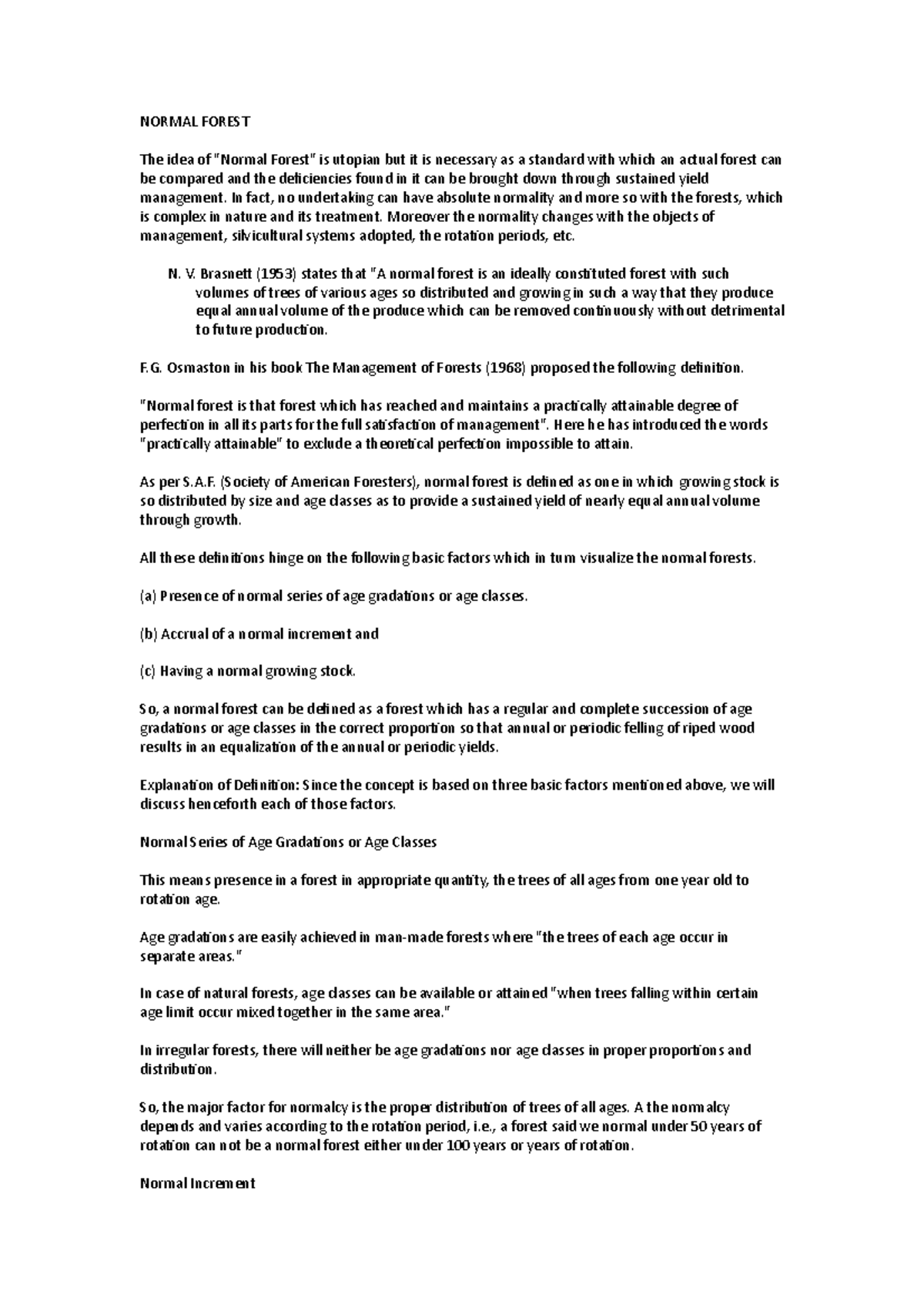 Normal Forest - NORMAL FOREST The idea of "Normal Forest" is utopian ...