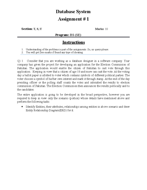 Assignment 03 - ASSIGNMENT 03 Consider the following database schema ...