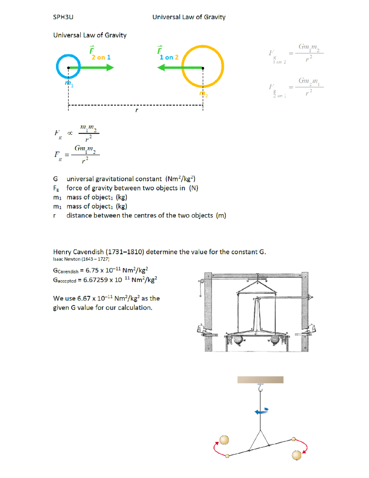 P3u universal law of gravity - Studocu