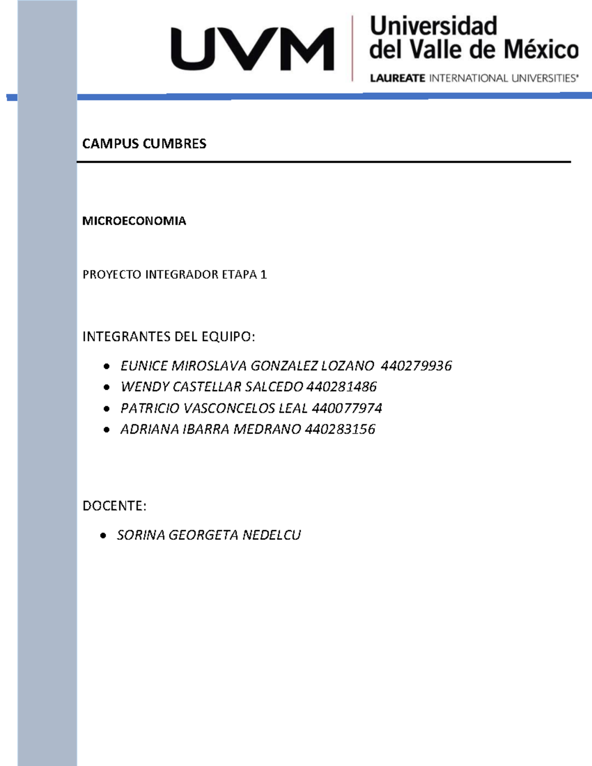 A9 AIM-EML-PVL-WCS - apuntes - CAMPUS CUMBRES MICROECONOMIA PROYECTO ...