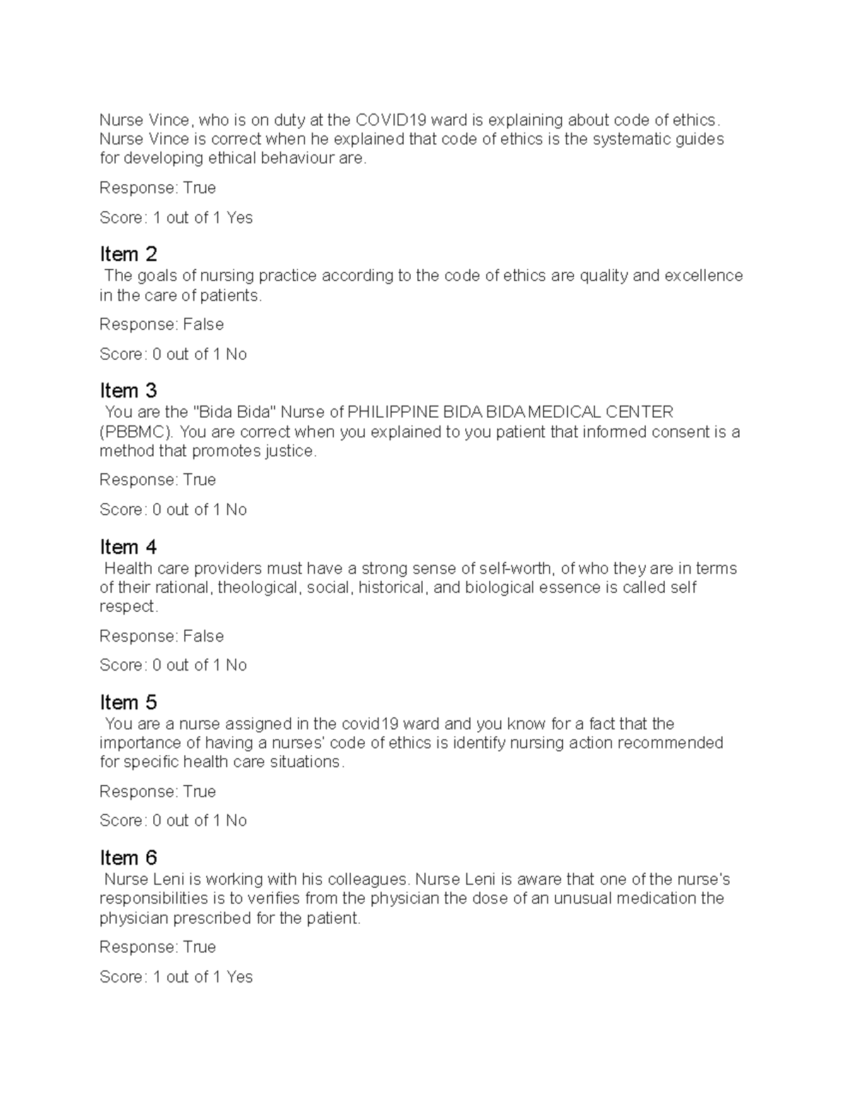 Nurse Vince - Situational - Nurse Vince, who is on duty at the COVID19 ...