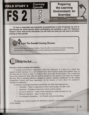 Field Study 2 - Episode 2 [ Scanned COPY] - FIELD STUDY 2 Learning Embedding Episode Action ...