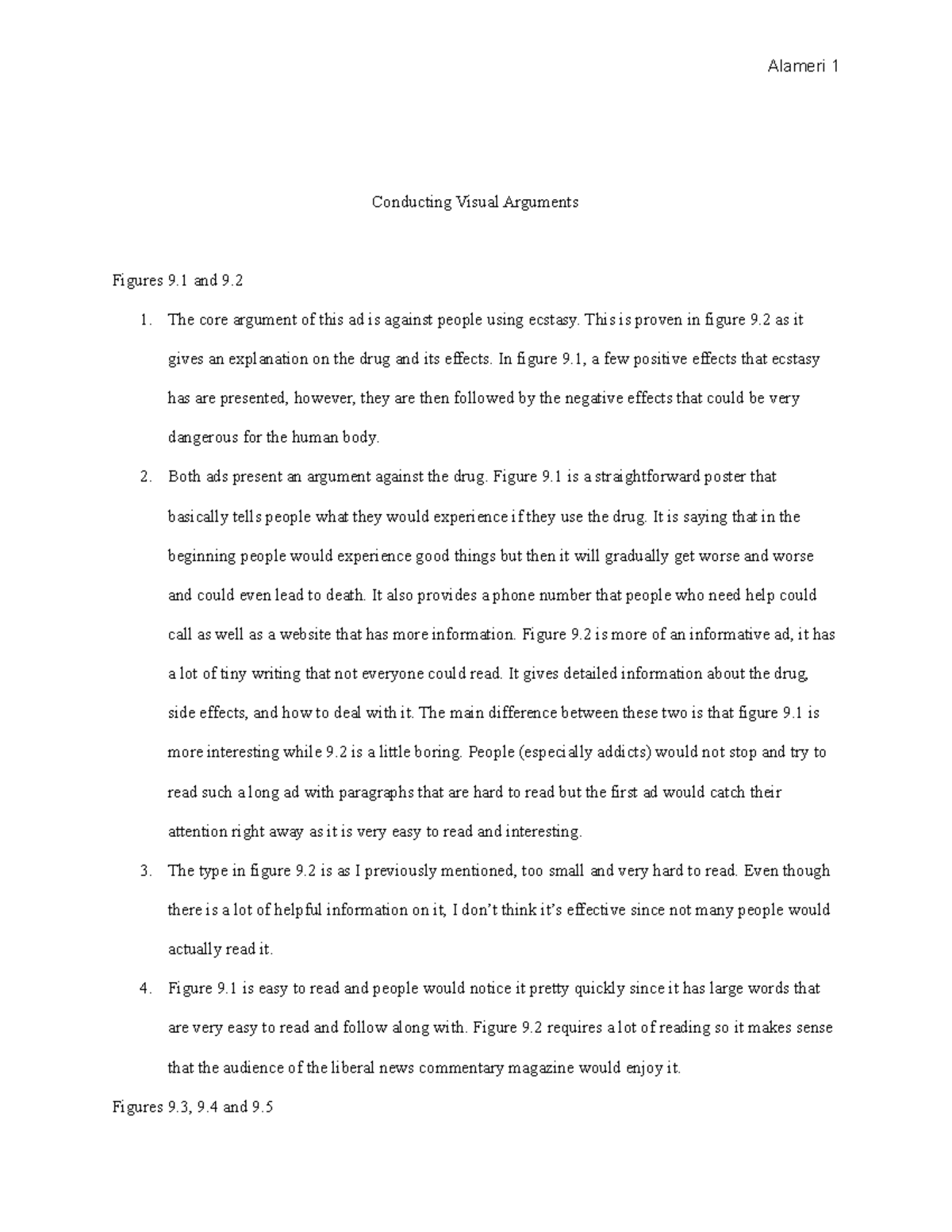 Conducting Visual Arguments - Alameri 1 Conducting Visual Arguments ...