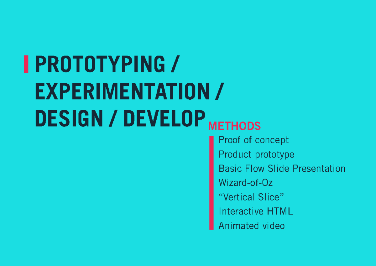 05 Design Thinking Prototype&Test - PROTOTYPING / EXPERIMENTATION ...
