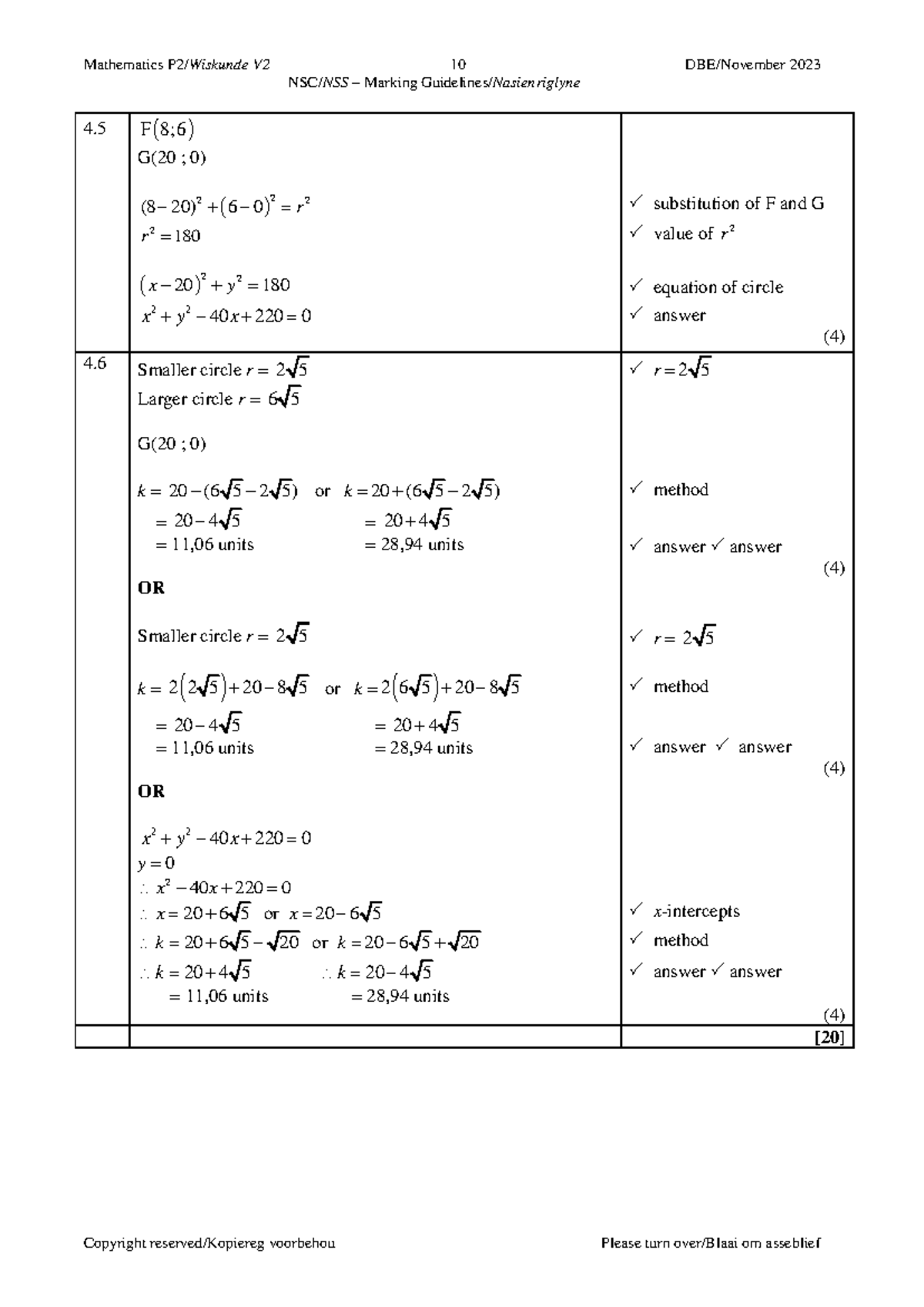 2023 nov - very helpful - NSC/NSS – Marking Guidelines/Nasienriglyne 4 ...