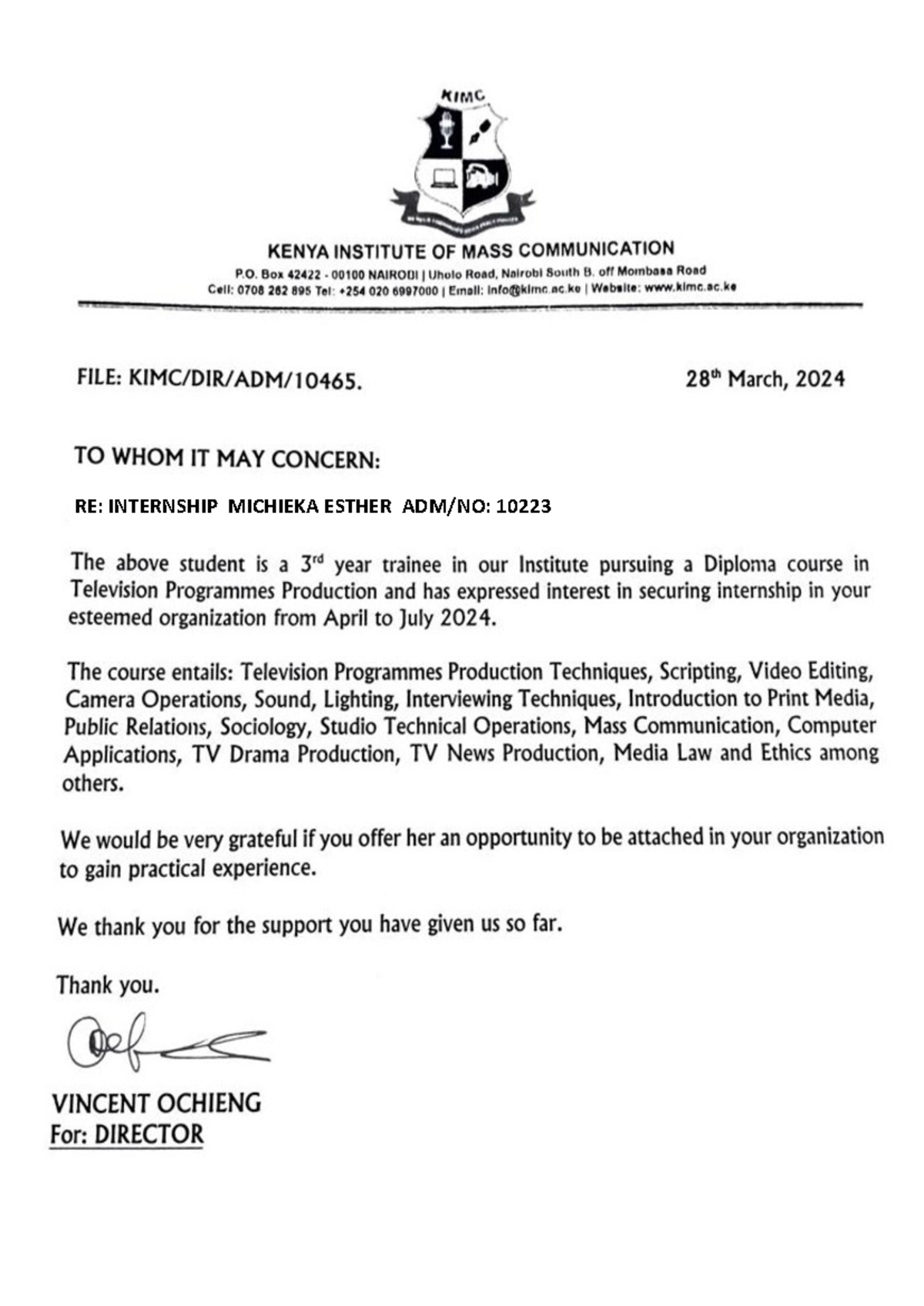 Attachment Letter - hhggg - Mathematics and Computer Science - RE ...