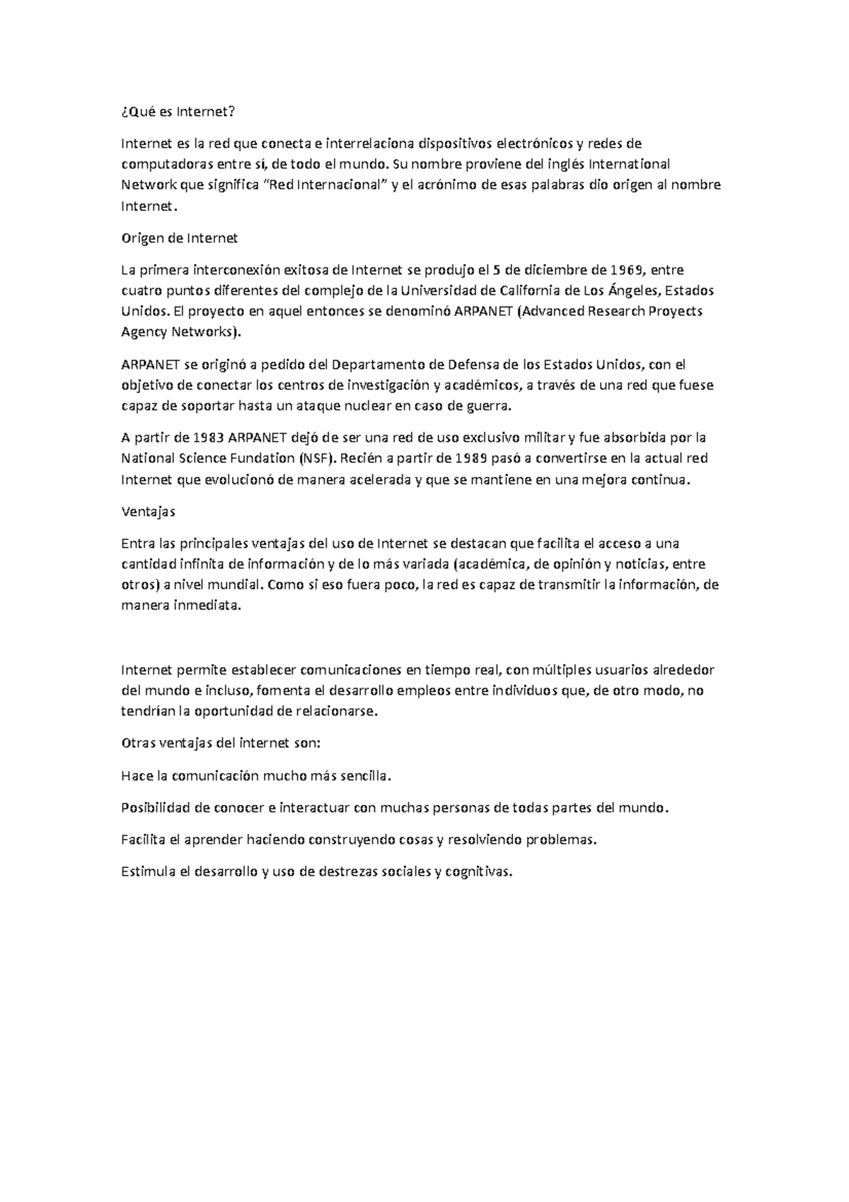 Qué es Internet - rstysrty - ¿Qué es Internet? Internet es la red que ...