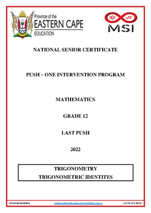LIFE Sciences Grade 12 Study Notes P1 - LIFE SCIENCES GRADE 12 - PAPER ...