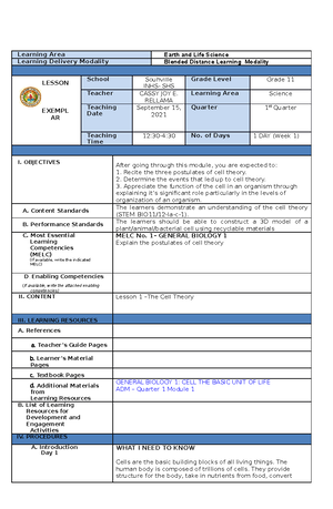 ELS Q1 Module 5 Exogenic Processes - CO_Q1_ELS SHS Earth and Life ...