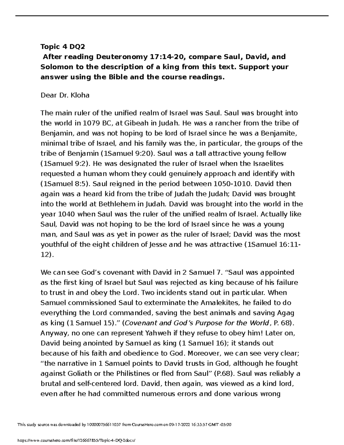 Topic 4 DQ 2 - This is an assignment worth 90 points - Topic 4 DQ After ...