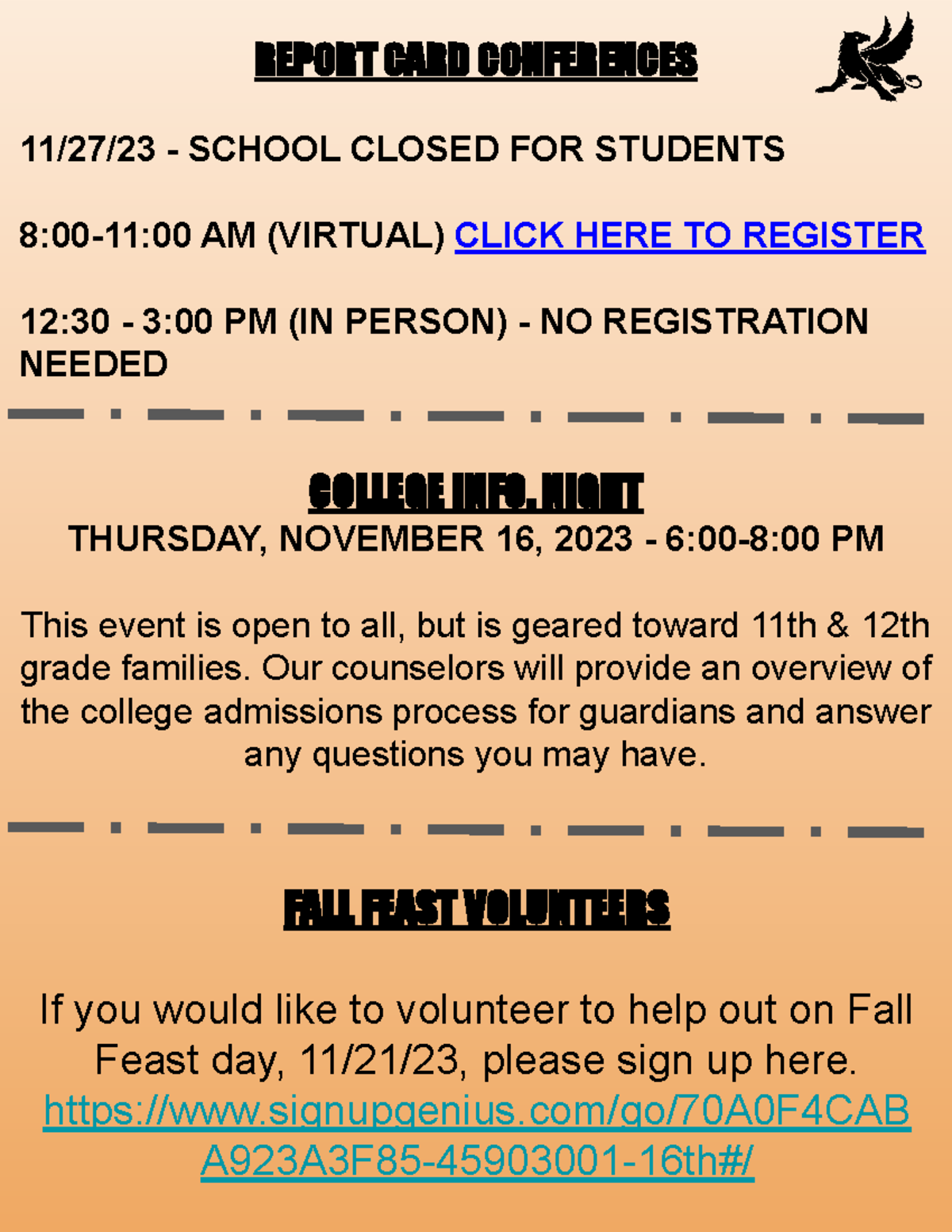2023-11-13-21-16-59 Conferences, College Night, Fall Feast - REPORT ...