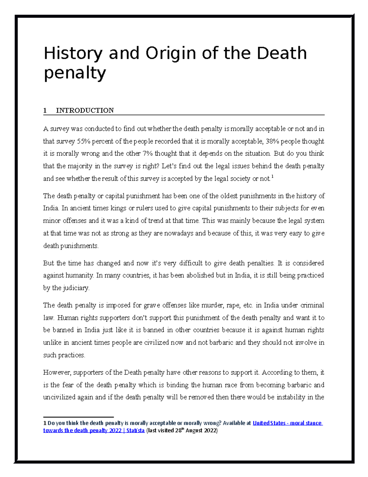 History and Origin of the Death penalty - History and Origin of the ...