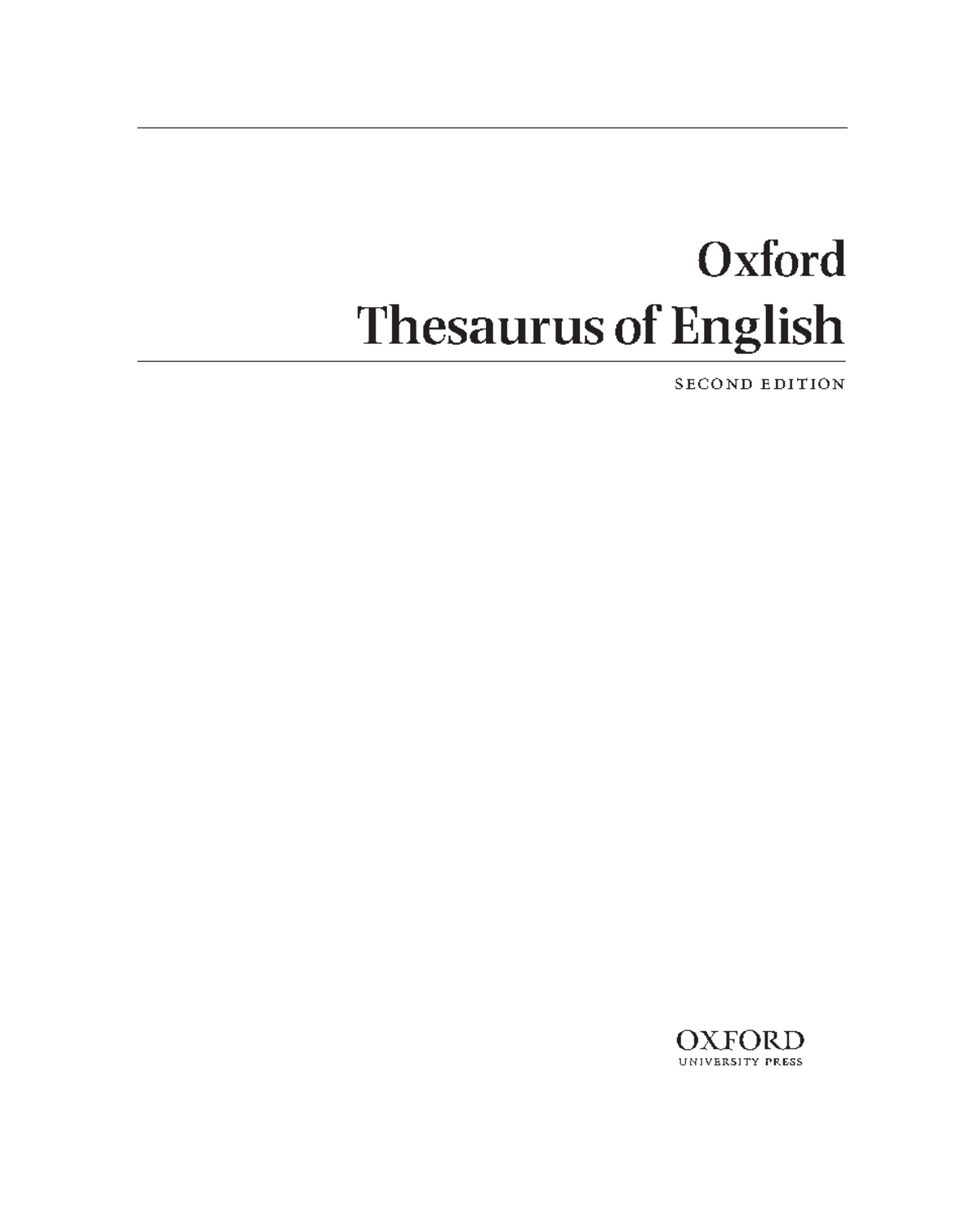 Coursework for the economics class, unit 1 - 1 Oxford Thesaurus of ...