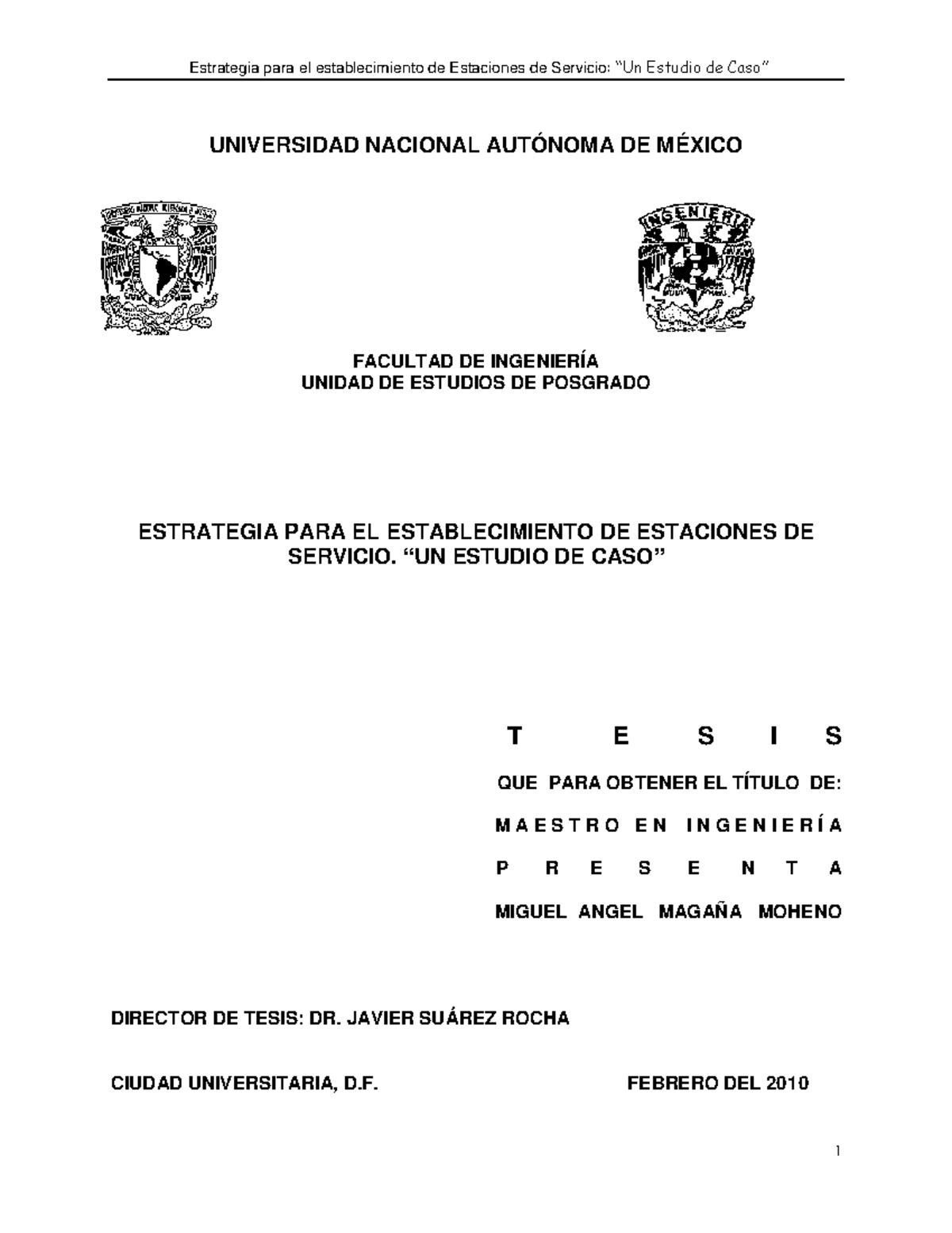 Tesis - UNIVERSIDAD NACIONAL AUTÓNOMA DE MÉXICO FACULTAD DE INGENIERÍA ...