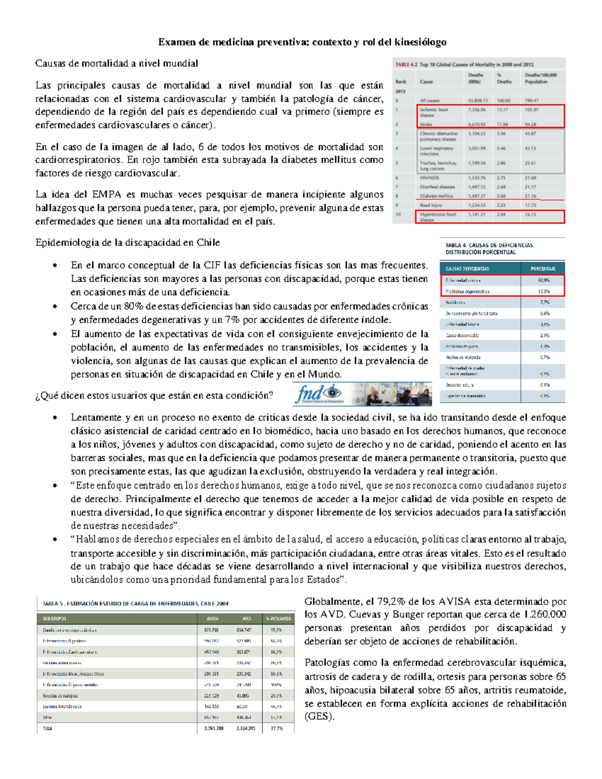 Clase 4. Sesion 2 - Warning: TT: undefined function: 32 Examen de medicina preventiva: contexto ...
