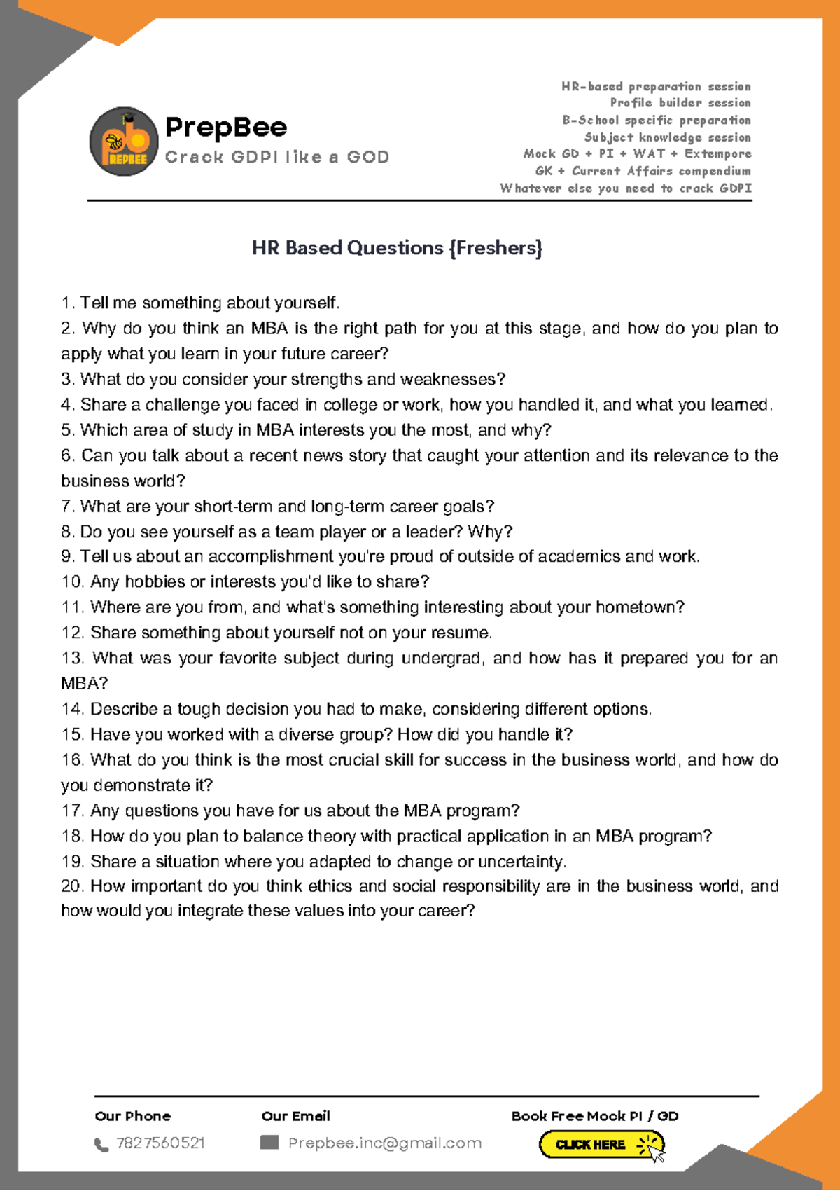 Prep Bee HR PI Que - Prep Bee HR PI Que - PrepBee C r a c k G D P I l i k e a G O D HR-based ...
