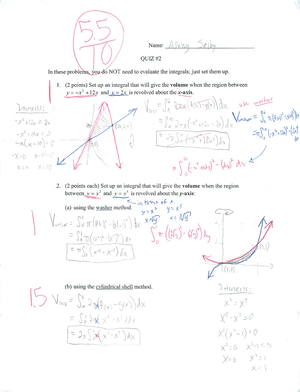 Indefinite vs. Definite Integrals - MATH 2323 - Studocu