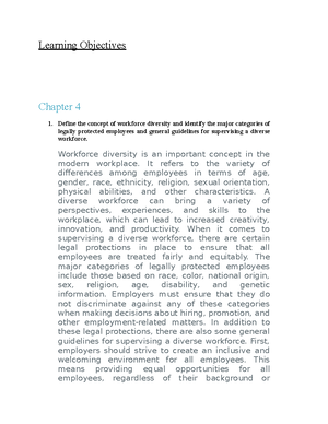 Week 2 Overview and Learning Objectives - Supervisory Planning - Week 2 Overview and Learning ...