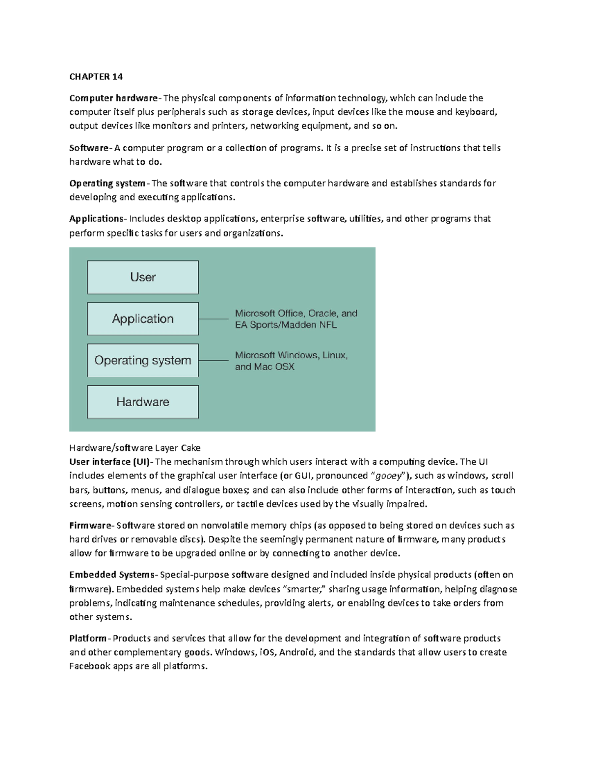 Chap 14 MIS - Understanding software: A primer for Managers - CHAPTER ...
