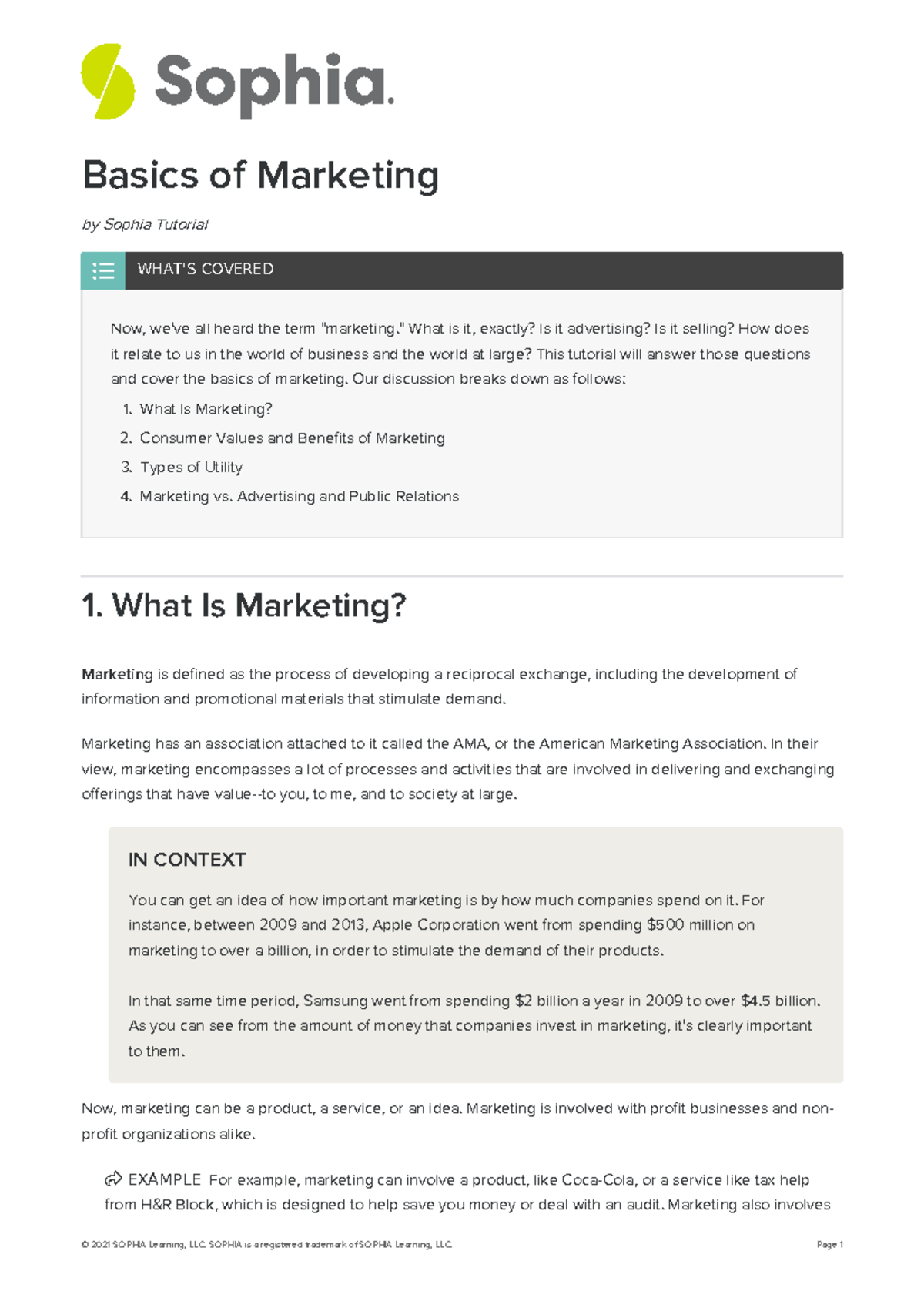 Basics of marketing 4 - Challenge 2 Unit notes - Basics of Marketing by ...