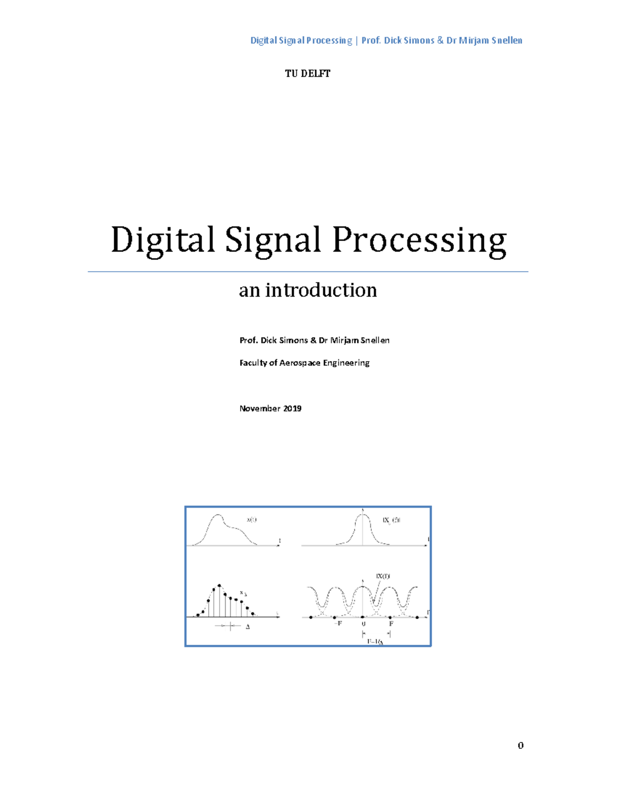 digital signal processing reader - Warning: TT: undefined function: 32 TU DELFT Digital Signal ...