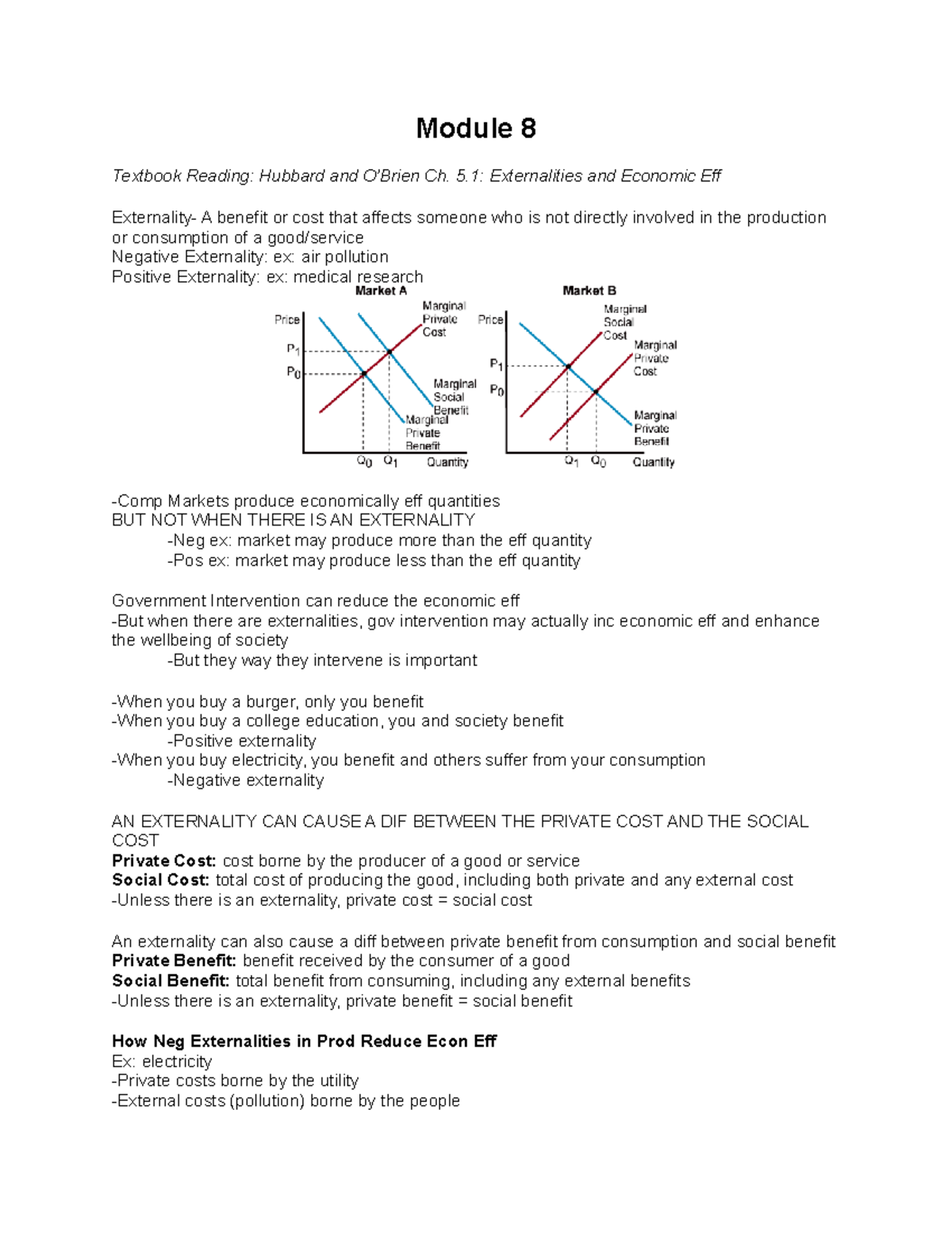 ECON 202 Module 8 Textbook Reading - Module 8 Textbook Reading: Hubbard ...