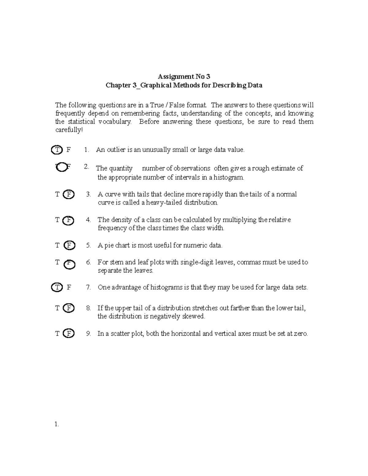 MING 4 - dfrr - Assignment No 3 Chapter 3_Graphical Methods for ...