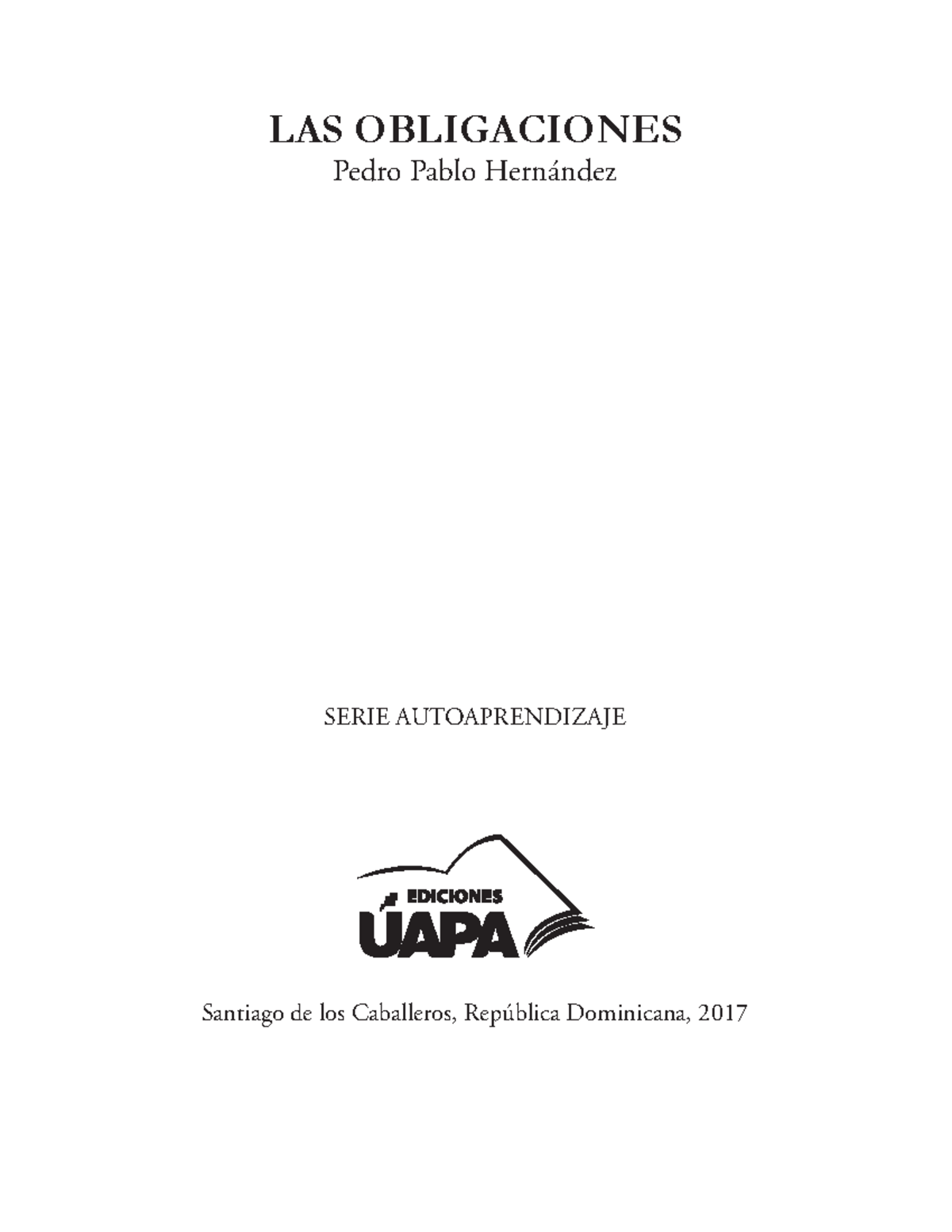 Las obligaciones cap - tarera - LAS OBLIGACIONES Pedro Pablo Hernández ...