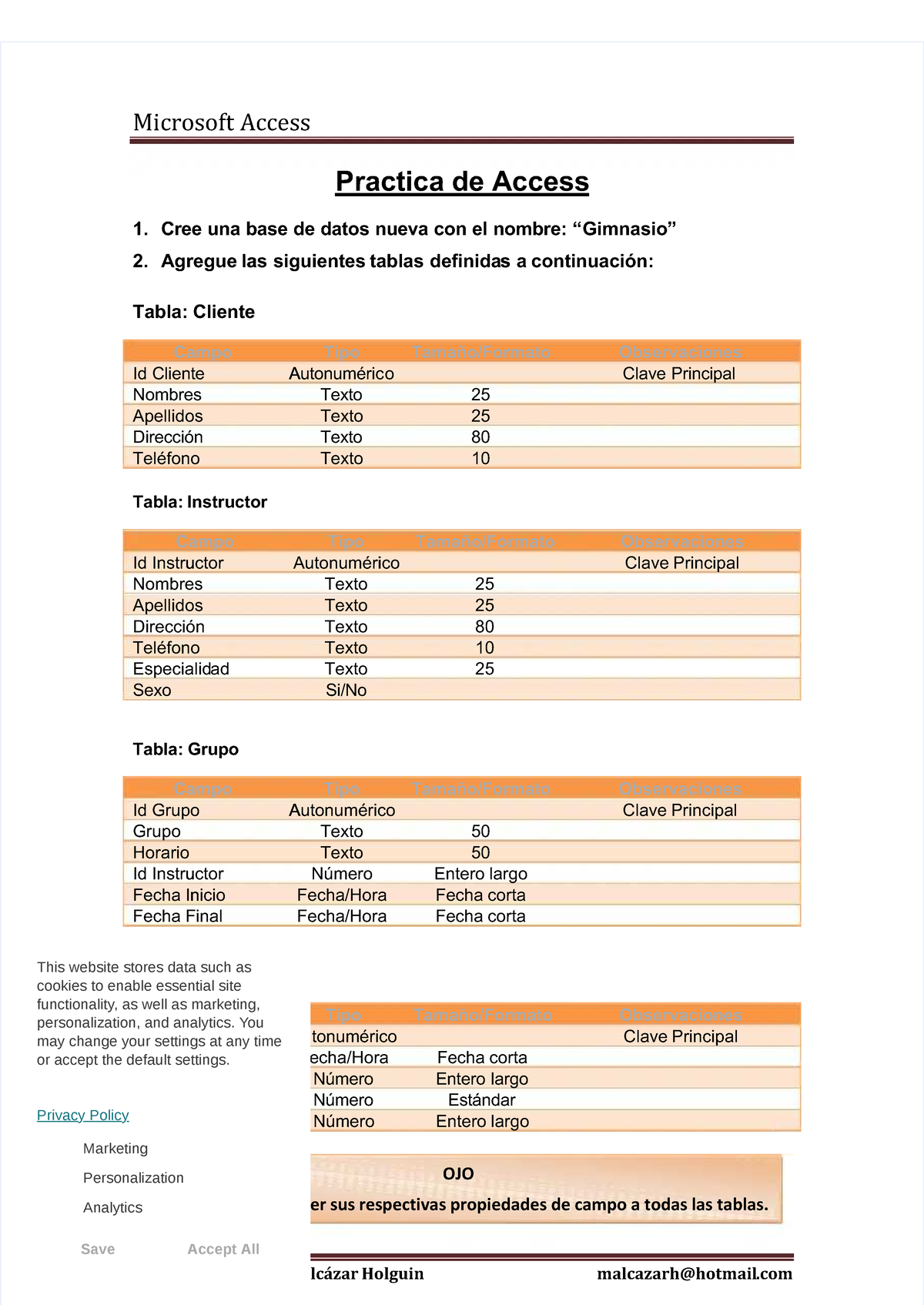 Pdf-evaluacion-de-access compress - Microsoft AccessMicrosoft Access ...