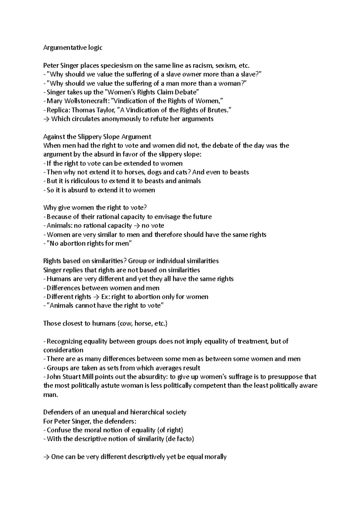 Argumentative logic - Philosophy Of Language - Argumentative logic ...