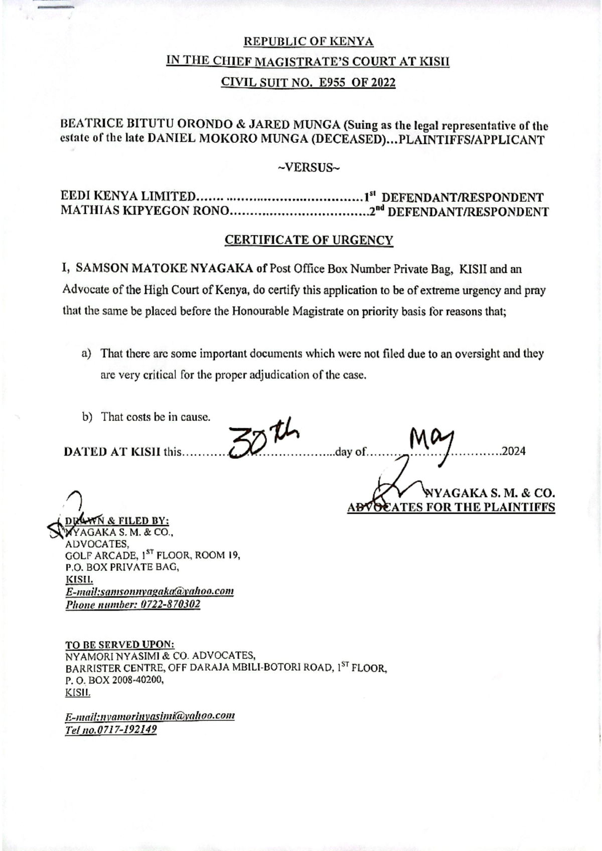 Certificate of Agency 1-1 - Copy - Law of Conveyance - Studocu