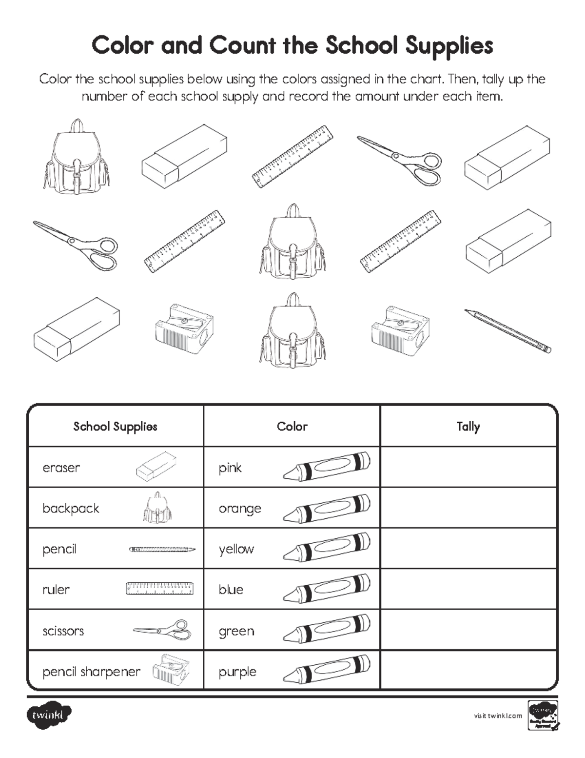 2 - cover - Phân tích kinh doanh - Color and Count the School Supplies ...