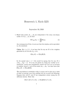 MATH 3225 2010-2011 Lecture Notes - Second moment method & Erdos ...