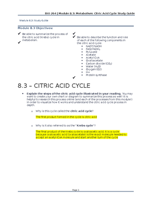 Module 3 The module of life - Module 3: The module of life Organic ...