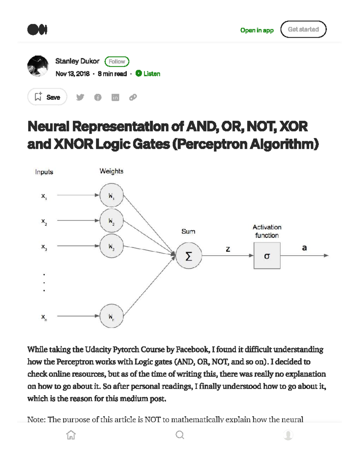 Perceptron - and-or-xor - Artificial Intelligence - Studocu