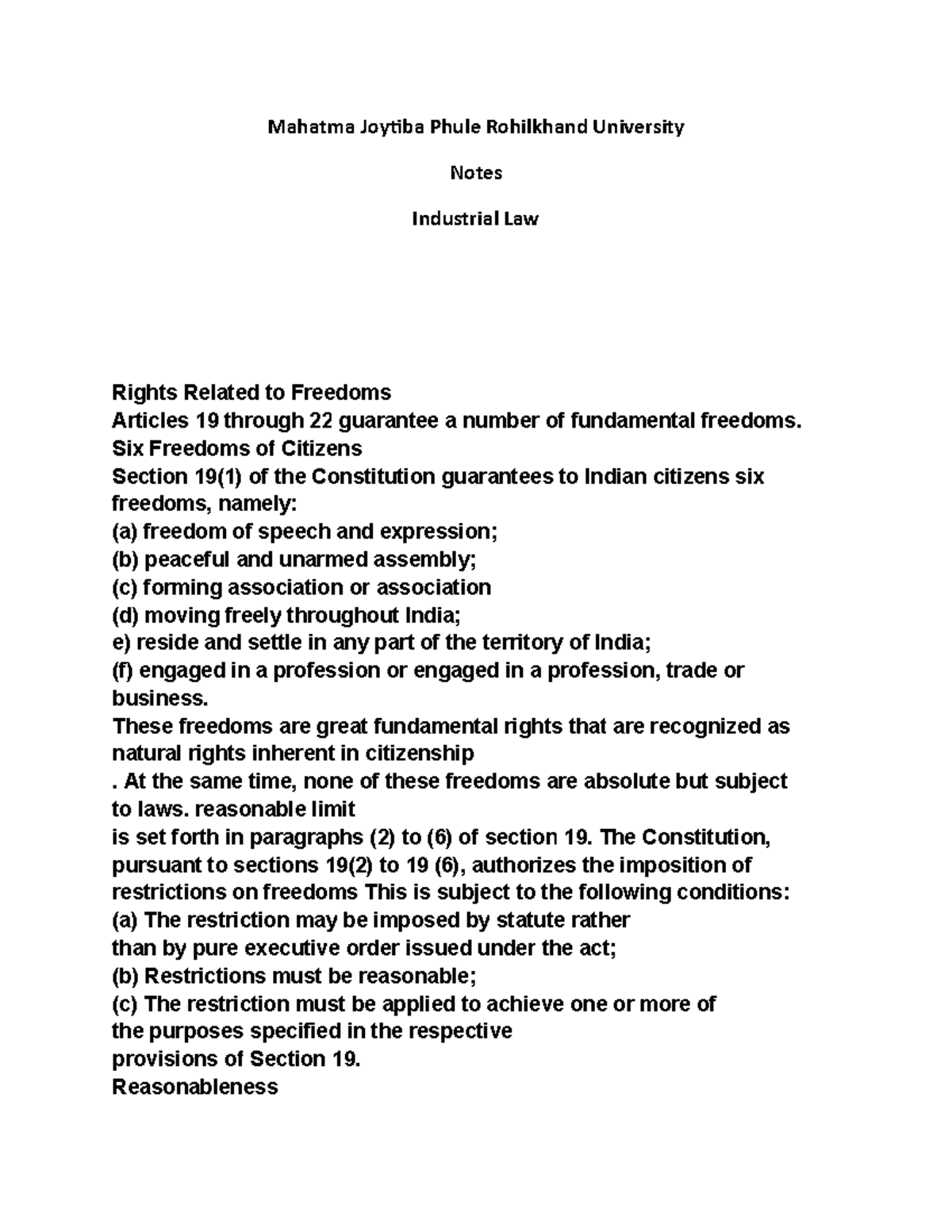 Mjprula 3 - Mahatma Joytiba Phule Rohilkhand University Notes ...