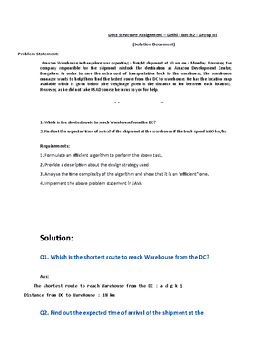 DSAD Quiz 2 - Data Structure and Algorithm Design - Studocu