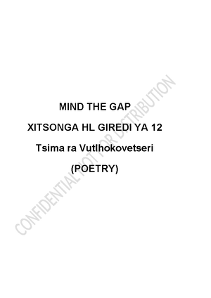 Xitsonga Study Guide Grade 11 - Study Guide Via Afrika Xitsonga Ririmi ...