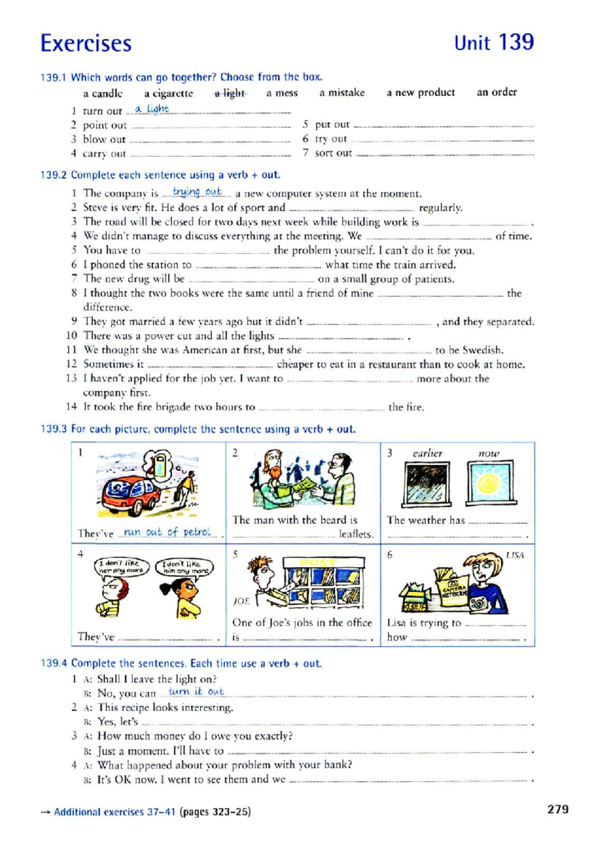 Phrasal Verbs 139b - Practice materials for the second semester of the ...