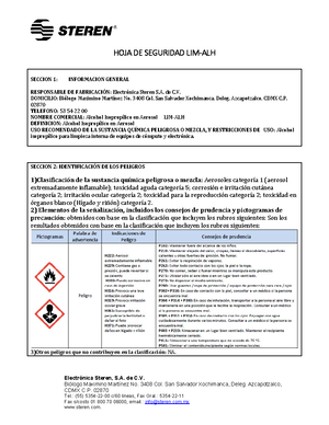 HDS Vaselina Solida - descripcion - HOJA DE DATOS DE SEGURIDAD Nombre ...