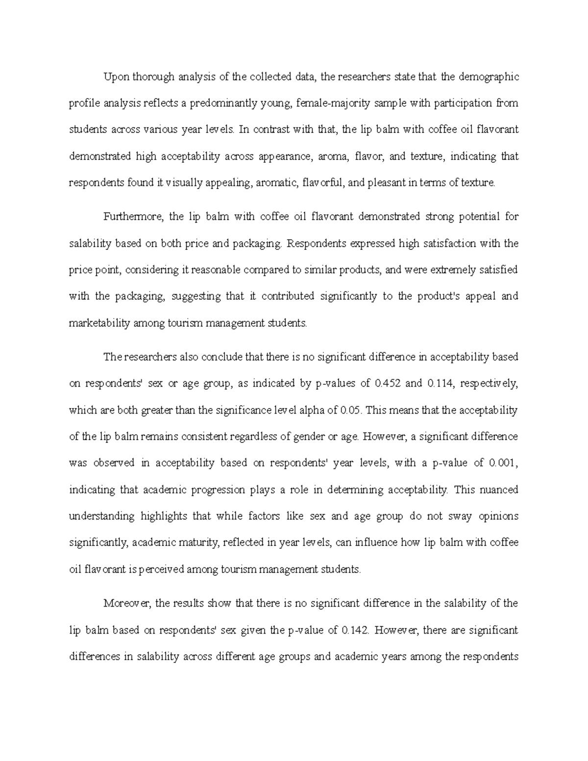 Conclusion - to guide students on their studies - Upon thorough ...