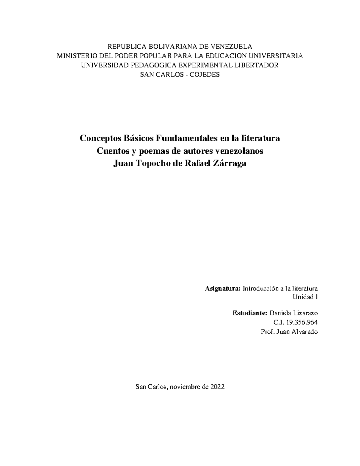 Juan Topocho Rafael ZárragaConceptos Básicos Fundamentales en la ...