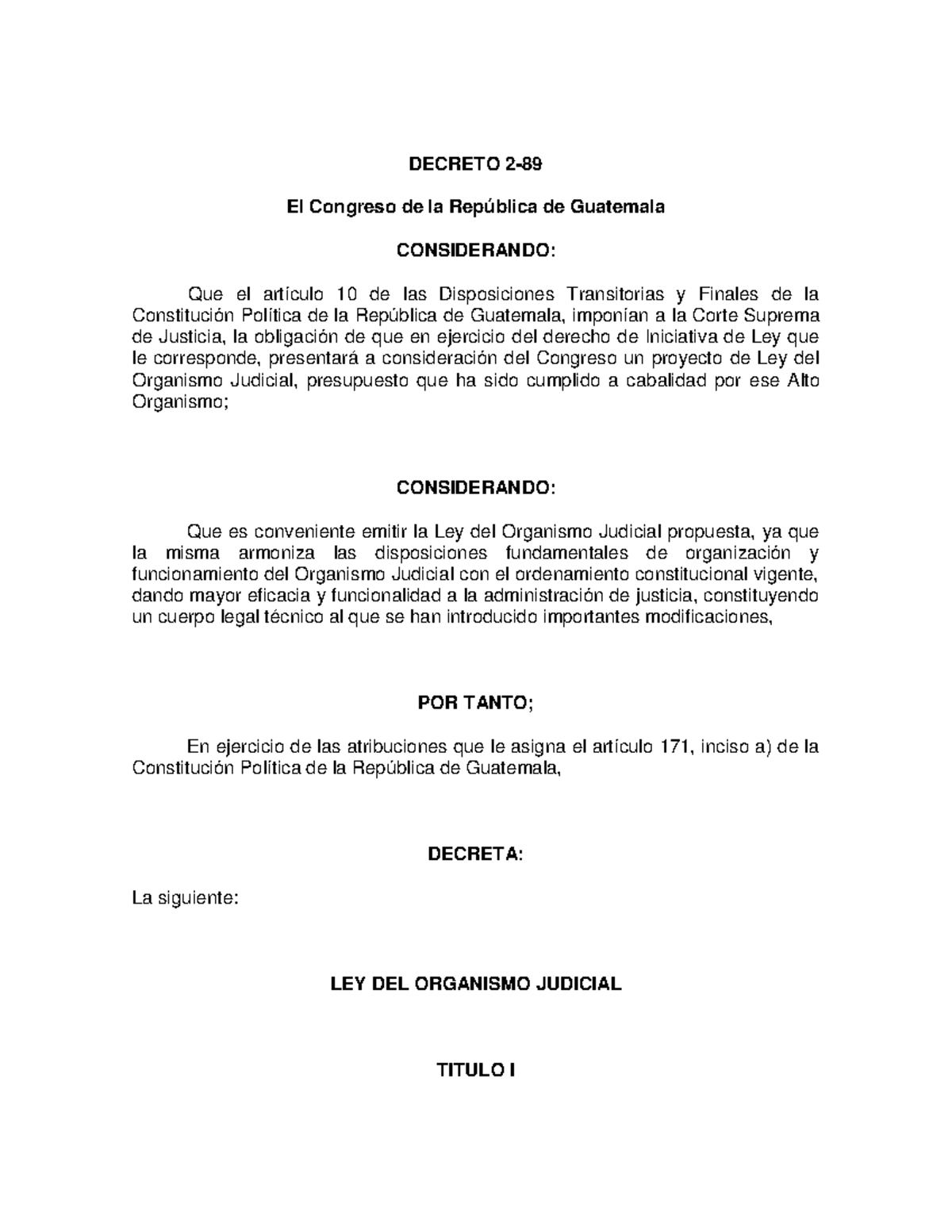 Mesicic 4 gtm org - Ley - DECRETO 2- El Congreso de la República de ...